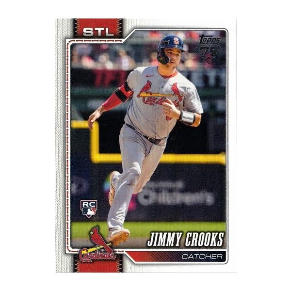 2026 Topps Series 1 Baseball 73 Jimmy Crooks, St. Louis Cardinals RC