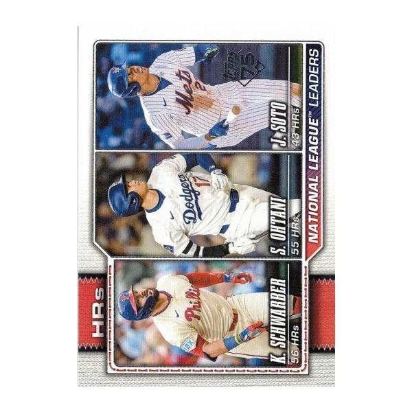 2026 Topps Series 1 Baseball 84 Shohei Ohtani/Kyle Schwarber/Juan Soto, (League Leaders)
