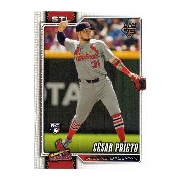 2026 Topps Series 1 Baseball 95 C?sar Prieto, St. Louis Cardinals RC
