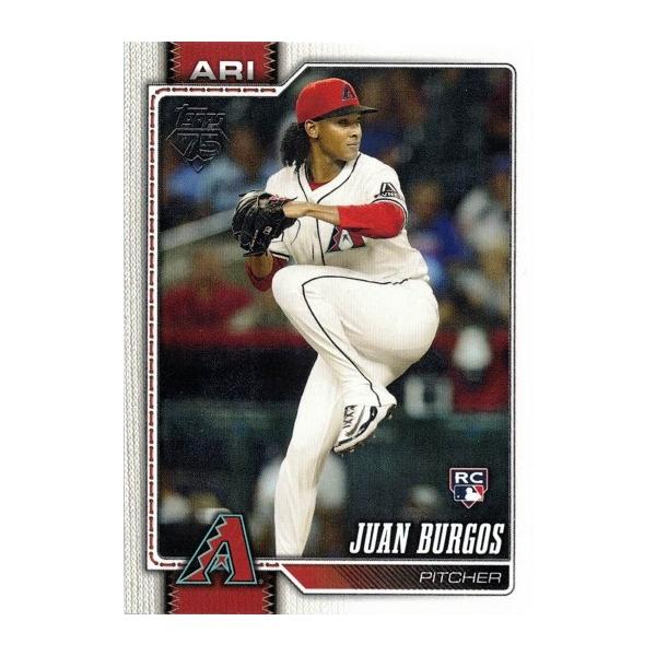 2026 Topps Series 1 Baseball 102 Juan Burgos, Arizona Diamondbacks RC
