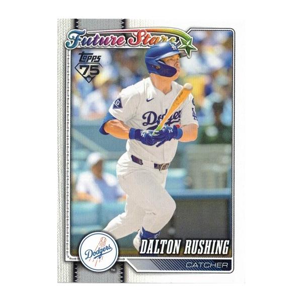 2026 Topps Series 1 Baseball 103 Dalton Rushing, Los Angeles Dodgers (Future Stars)