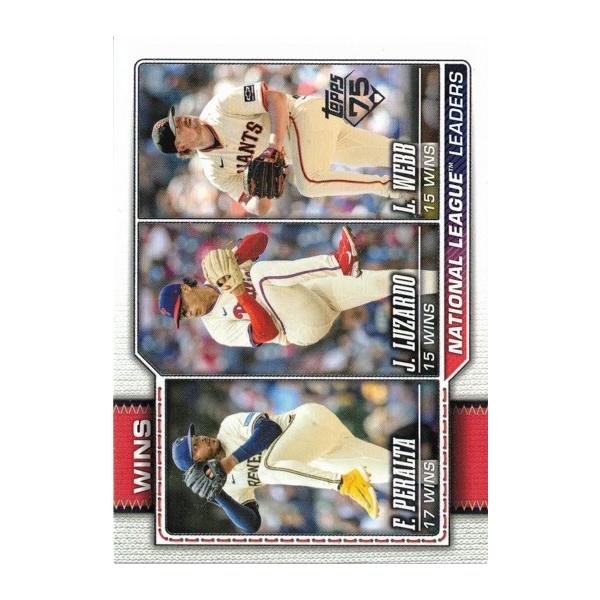 2026 Topps Series 1 Baseball 117 Jes?s Luzardo/Freddy Peralta/Logan Webb (League Leaders)