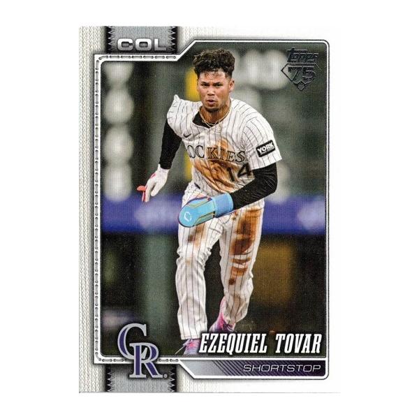 2026 Topps Series 1 Baseball 136 Ezequiel Tovar, Colorado Rockies