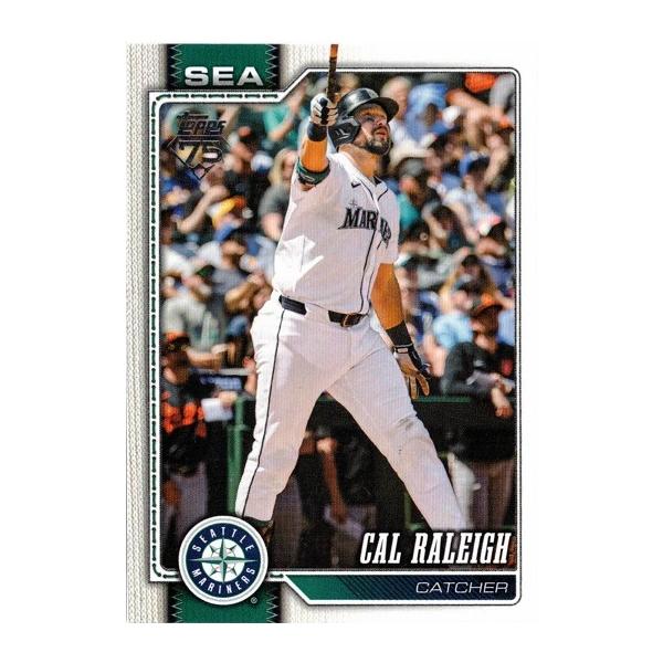 2026 Topps Series 1 Baseball 140 Cal Raleigh, Seattle Mariners