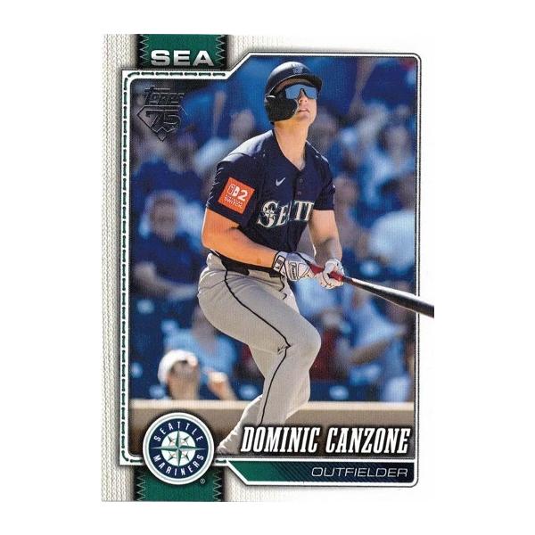 2026 Topps Series 1 Baseball 156 Dominic Canzone, Seattle Mariners