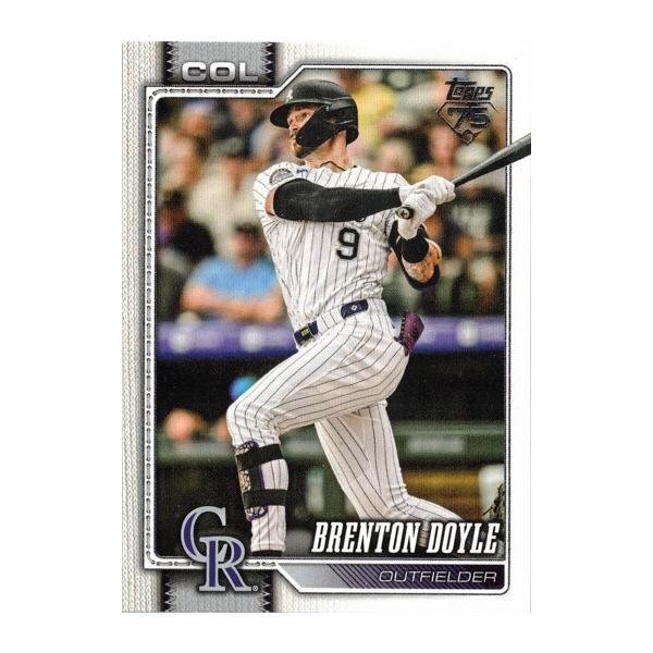 2026 Topps Series 1 Baseball 164 Brenton Doyle, Colorado Rockies