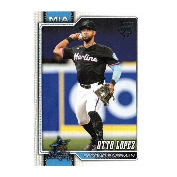 2026 Topps Series 1 Baseball 194 Otto Lopez, Miami Marlins