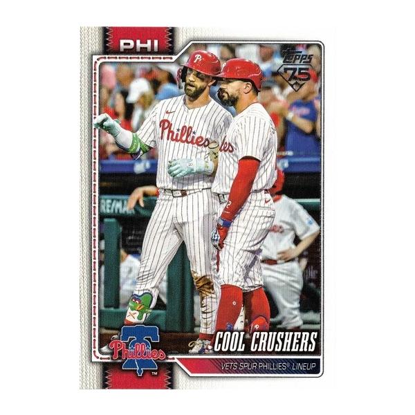 2026 Topps Series 1 Baseball 197 Bryce Harper, Philadelphia Phillies (Combo Card)