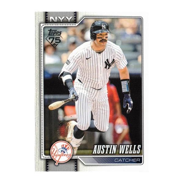 2026 Topps Series 1 Baseball 220 Austin Wells, New York Yankees