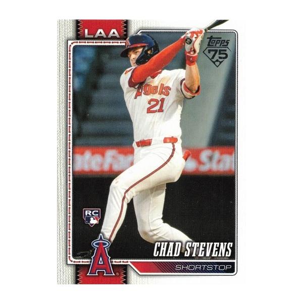 2026 Topps Series 1 Baseball 232 Chad Stevens, Angels RC
