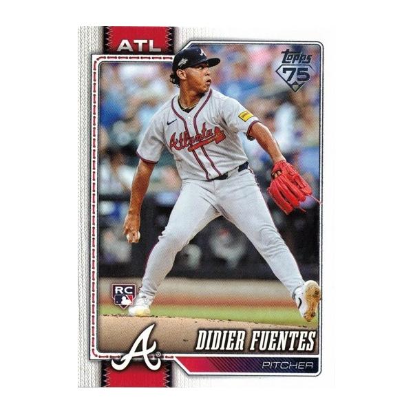 2026 Topps Series 1 Baseball 243 Didier Fuentes, Atlanta Braves RC