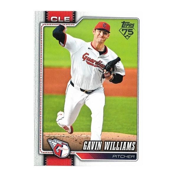 2026 Topps Series 1 Baseball 254 Gavin Williams, Cleveland Guardians