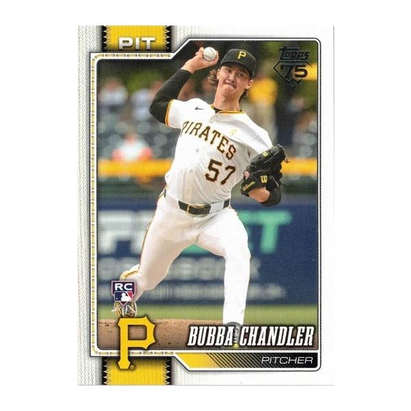 2026 Topps Series 1 Baseball 283 Bubba Chandler, Pittsburgh Pirates RC