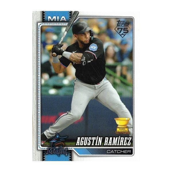 2026 Topps Series 1 Baseball 287 Agust?n Ram?rez, Miami Marlins