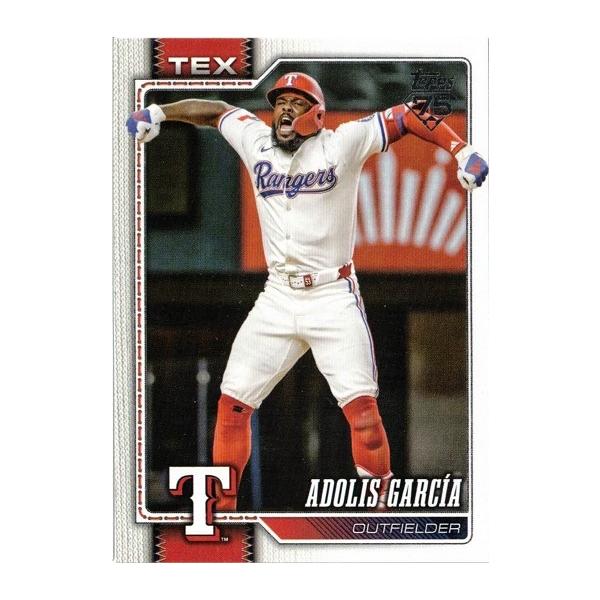 2026 Topps Series 1 Baseball 318 Adolis Garc?a, Texas Rangers