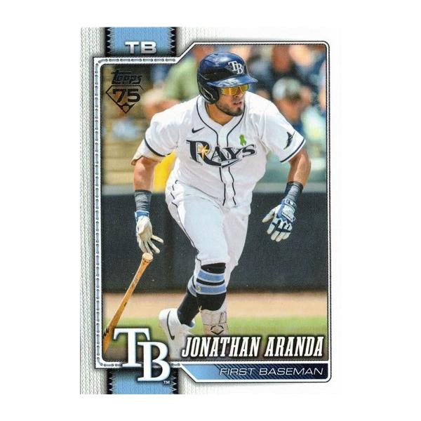 2026 Topps Series 1 Baseball 326 Jonathan Aranda, Tampa Bay Rays