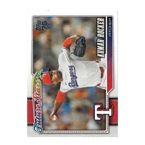 2026 Topps Series 1 Baseball 336 Kumar Rocker, Texas Rangers (Future Stars)