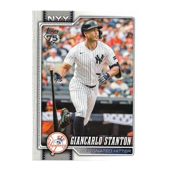2026 Topps Series 1 Baseball 341 Giancarlo Stanton, New York Yankees