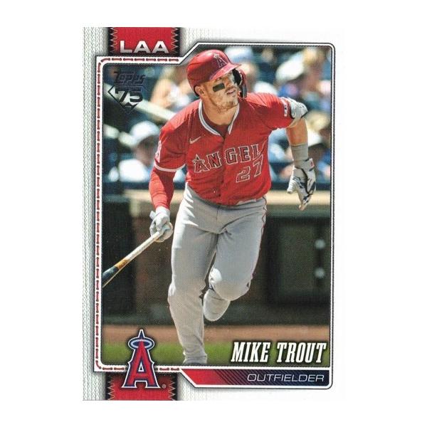 2026 Topps Series 1 Baseball 350 Mike Trout, Angels