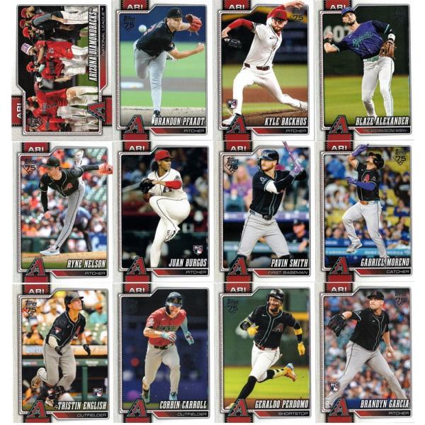 コンプ内容6 Blaze Alexander, Arizona Diamondbacks21 Kyle Backhus, Arizona Diamondbacks RC45 Brandon Pfaadt, Arizona Diamondba...
