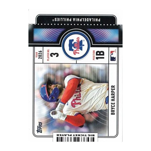 2026 Topps Series 1 Baseball BTP-19 Bryce Harper, Philadelphia Phillies