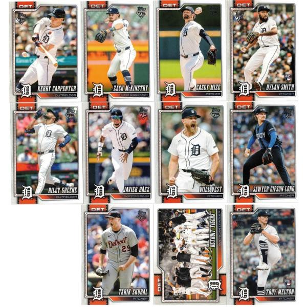 コンプ内容13 Dylan Smith, Detroit Tigers RC16 Casey Mize, Detroit Tigers23 Zach McKinstry, Detroit Tigers61 Kerry Carpenter, ...