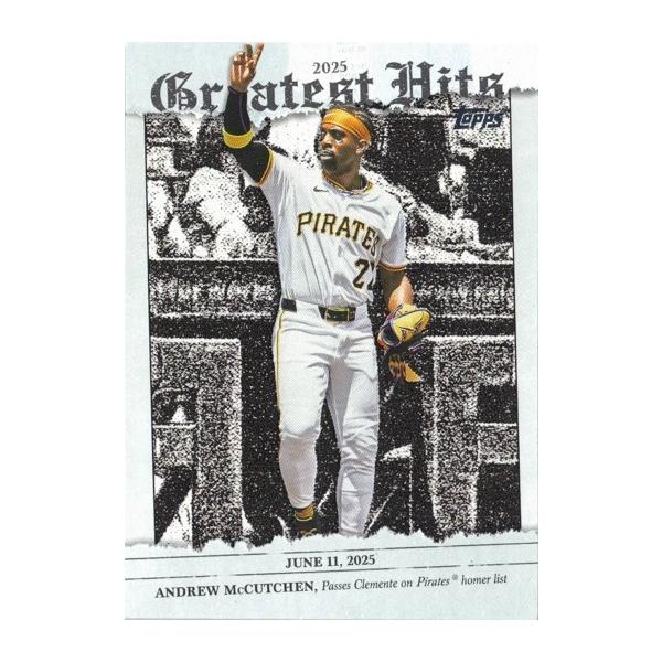 2026 Topps Series 1 Baseball GH-11 Andrew McCutchen, Pittsburgh Pirates