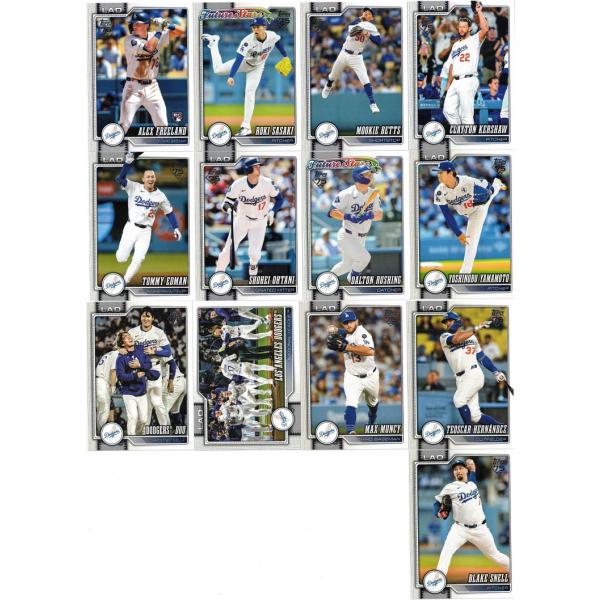 コンプ内容22 Clayton Kershaw, Los Angeles Dodgers41 Mookie Betts, Los Angeles Dodgers66 Roki Sasaki, Los Angeles Dodgers (Fut...