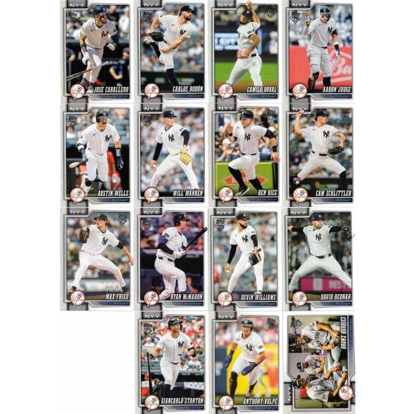 コンプ内容1 Aaron Judge, New York Yankees75 Camilo Doval, New York Yankees82 Carlos Rod?n, New York Yankees88 Jos? Caballero,...