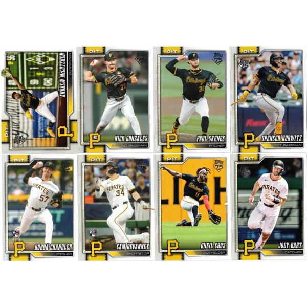 コンプ内容77 Spencer Horwitz, Pittsburgh Pirates100 Paul Skenes, Pittsburgh Pirates119 Nick Gonzales, Pittsburgh Pirates131 A...