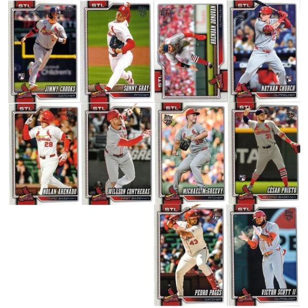 コンプ内容24 Nathan Church, St. Louis Cardinals RC26 Brendan Donovan, St. Louis Cardinals40 Sonny Gray, St. Louis Cardinals73...