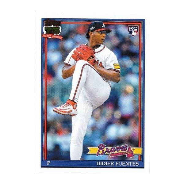 2026 Topps Series 1 Baseball T91-76 Didier Fuentes, Atlanta Braves