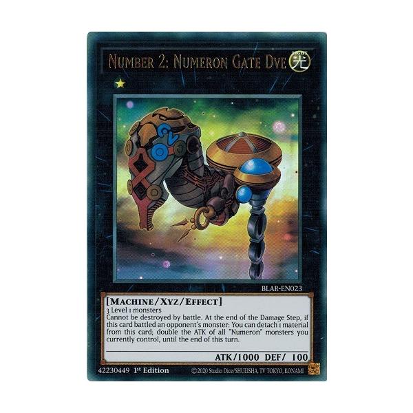 カード名:Ｎｏ.２ ゲート・オブ・ヌメロン−ドゥヴェー/Number 2: Numeron Gate Dva収録:Battles of Legend：Armageddon【EU版】品番:BLAR-EN023レアリティ:ウルトラレアエクシーズ...