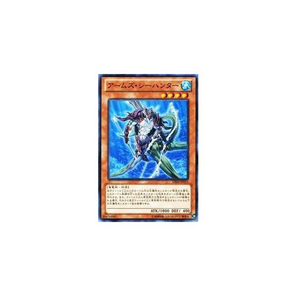 カード名:アームズ・シーハンター収録:デュエリストエディション Volume 4品番:DE04-JP013レアリティ:ノーマル