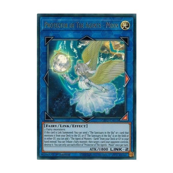 カード名:代行者の近衛 ムーン/Protector of The Agents - Moon収録:Ghosts From the Past：The 2nd Haunting品番:GFP2-EN011レアリティ:ウルトラレアリンク・効果モンス...