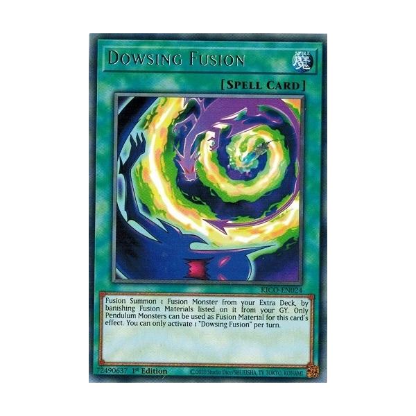 カード名:ダウジング・フュージョン/Dowsing Fusion収録:King's Court品番:KICO-EN024レアリティ:レア通常魔法このカード名のカードは１ターンに１枚しか発動できない。(1)：自分の墓地から、融合モンスターカー...