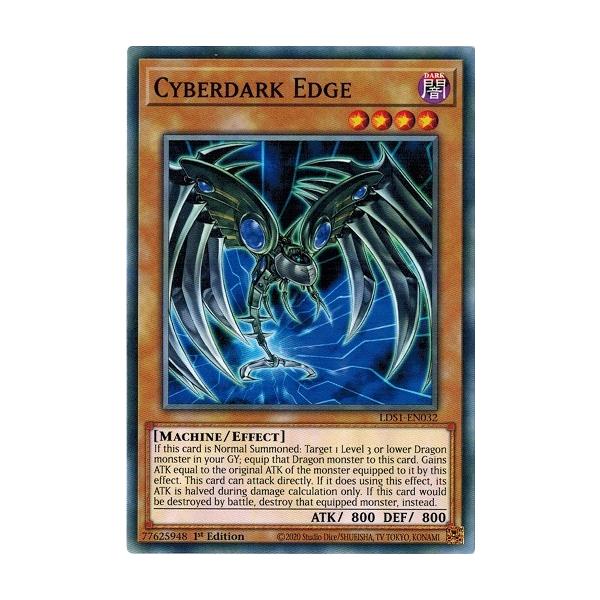 カード名:サイバー・ダーク・エッジ/Cyberdark Edge収録:Legendary Duelists：Season 1【EU版】品番:LDS1-EN032レアリティ:ノーマル【1st】効果モンスター星４/闇属性/機械族/攻 800/守...