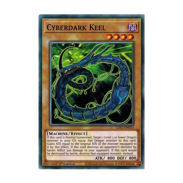 カード名:サイバー・ダーク・キール/Cyberdark Keel収録:Legendary Duelists：Season 1【EU版】品番:LDS1-EN033レアリティ:ノーマル【1st】効果モンスター星４/闇属性/機械族/攻 800/守...