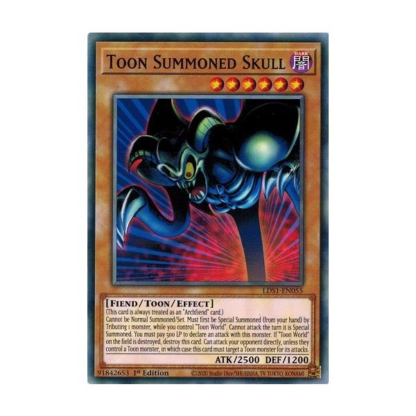 カード名:トゥーン・デーモン/Toon Summoned Skull収録:Legendary Duelists：Season 1【EU版】品番:LDS1-EN055レアリティ:ノーマル【1st】トゥーンモンスター星６/闇属性/悪魔族/攻25...
