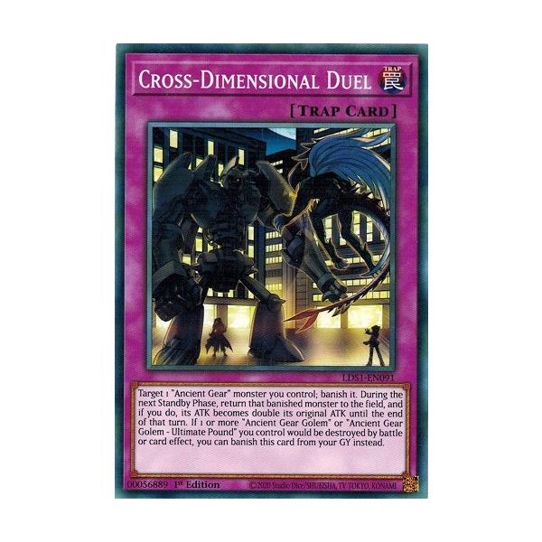 カード名:競闘−クロス・ディメンション/Cross-Dimensional Duel収録:Legendary Duelists：Season 1【EU版】品番:LDS1-EN091レアリティ:ノーマル【LIMITED】通常罠(1)：自分フィ...
