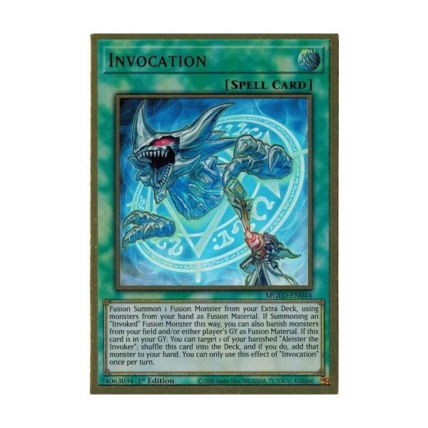 カード名:召喚魔術/Invocation収録:Maximum Gold：El Dorado品番:MGED-EN044レアリティ:プレミアムゴールドレア通常魔法このカード名の(2)の効果は１ターンに１度しか使用できない。(1)：融合モンスター...