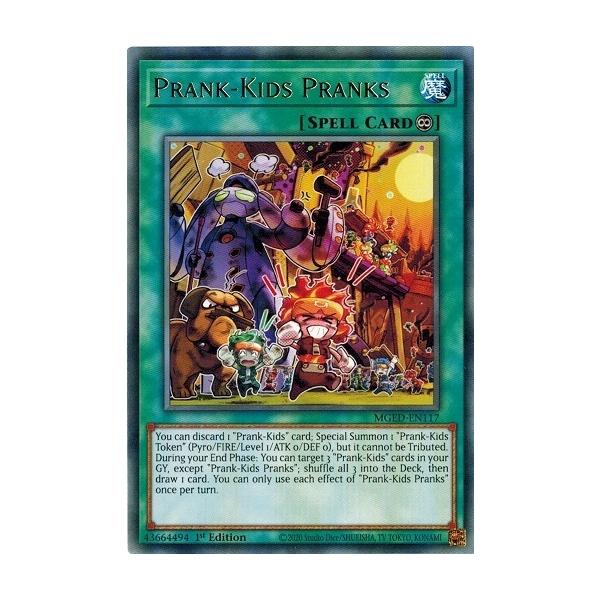 カード名:プランキッズ・プランク/Prank-Kids Pranks収録:Maximum Gold：El Dorado品番:MGED-EN117レアリティ:ゴールドレターレア永続魔法このカード名の(1)(2)の効果はそれぞれ１ターンに１度し...