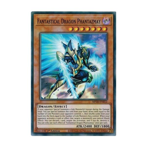 カード名:幻創龍ファンタズメイ/Fantastical Dragon Phantazmay収録:2020 Tin of Lost Memories【EU版】品番:MP20-EN012レアリティ:スーパーレア効果モンスター星７/闇属性/ドラゴ...