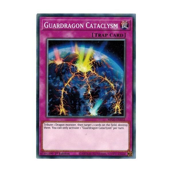 カード名:崩界の守護竜/Guardragon Cataclysm収録:2020 Tin of Lost Memories【EU版】品番:MP20-EN032レアリティ:ノーマル通常罠このカード名のカードは１ターンに１枚しか発動できない。(1...
