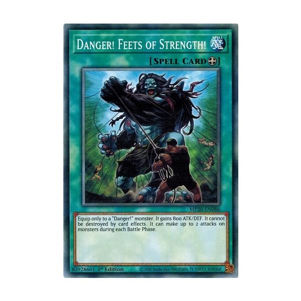 カード名:未界域捕縛作戦/Danger! Feets of Strength!収録:2020 Tin of Lost Memories【EU版】品番:MP20-EN086レアリティ:ノーマル装備魔法「未界域」モンスターにのみ装備可能。(1)...