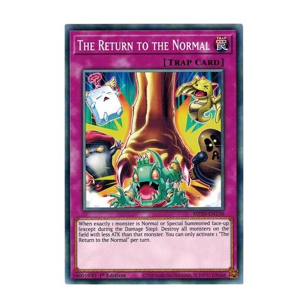 カード名:怪蹴一色/The Return to the Normal収録:2020 Tin of Lost Memories【EU版】品番:MP20-EN136レアリティ:ノーマル通常罠このカード名のカードは１ターンに１枚しか発動できない。...