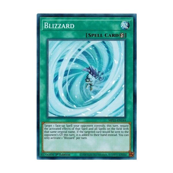 カード名:ブリザード/Blizzard収録:2021 Tin of Ancient Battles品番:MP21-EN144レアリティ:ノーマル速攻魔法このカード名のカードは１ターンに１枚しか発動できない。(1)：相手フィールドの表側表示の...