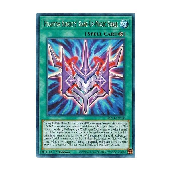 カード名:ＲＵＭ−ファントム・フォース/Phantom Knights' Rank-Up-Magic Force収録:2021 Tin of Ancient Battles品番:MP21-EN200レアリティ:レア速攻魔法このカード名のカー...