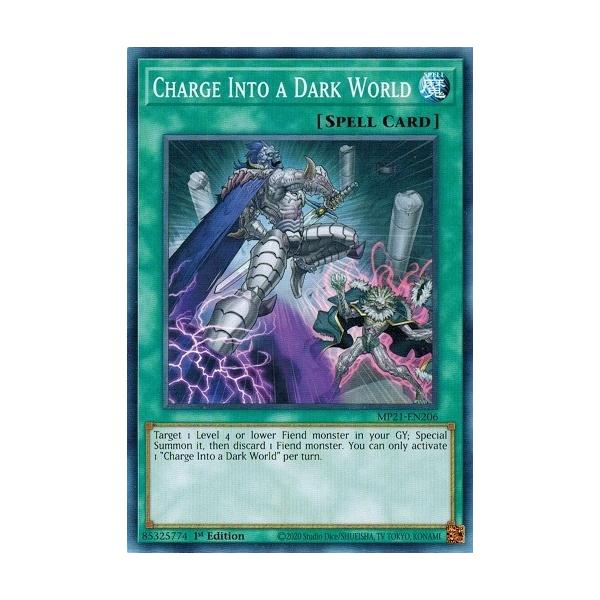カード名:暗黒界の援軍/Charge Into a Dark World収録:2021 Tin of Ancient Battles品番:MP21-EN206レアリティ:ノーマル通常魔法このカード名のカードは１ターンに１枚しか発動できない。...