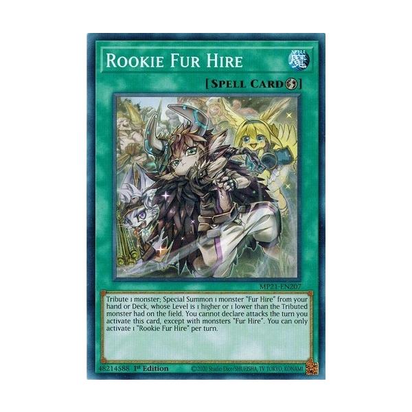 カード名:新風の空牙団/Rookie Fur Hire収録:2021 Tin of Ancient Battles品番:MP21-EN207レアリティ:ノーマル速攻魔法このカード名のカードは１ターンに１枚しか発動できず、このカードを発動する...